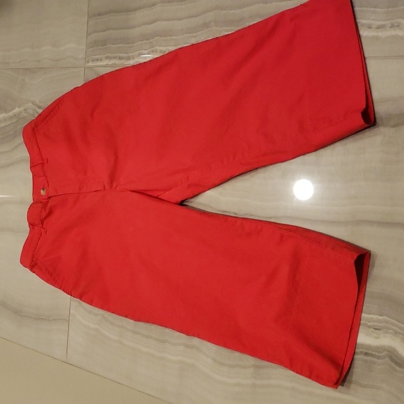 Basic Editions | Pants & Jumpsuits | Coral Color Capri Pants | Poshmark